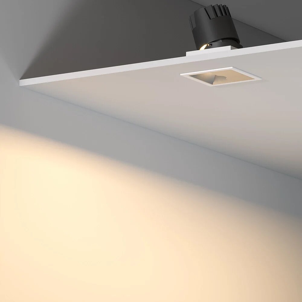 Потолочный светодиодный светильник Elektrostandard 10w 3000k 25091/led белый/хром a064615