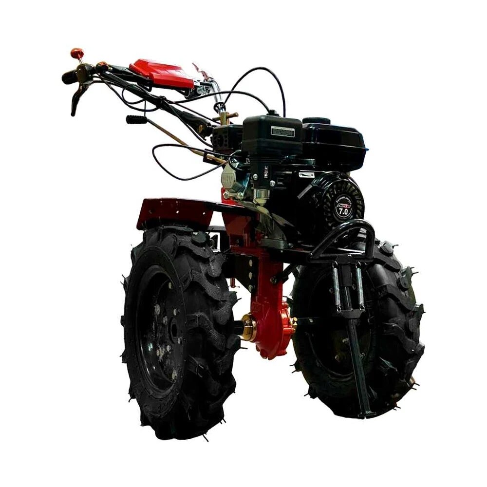 Мотоблок бензиновый FORZA МБ8902 экстрим 9 л. с, ВОМ 18 мм, 2 вперед 1 назад, руль: поворотный, вал: S32, колеса экстрим: 19x7х8, фрезы: 4 группы 32 ножа FORZAМБ8902 экстрим