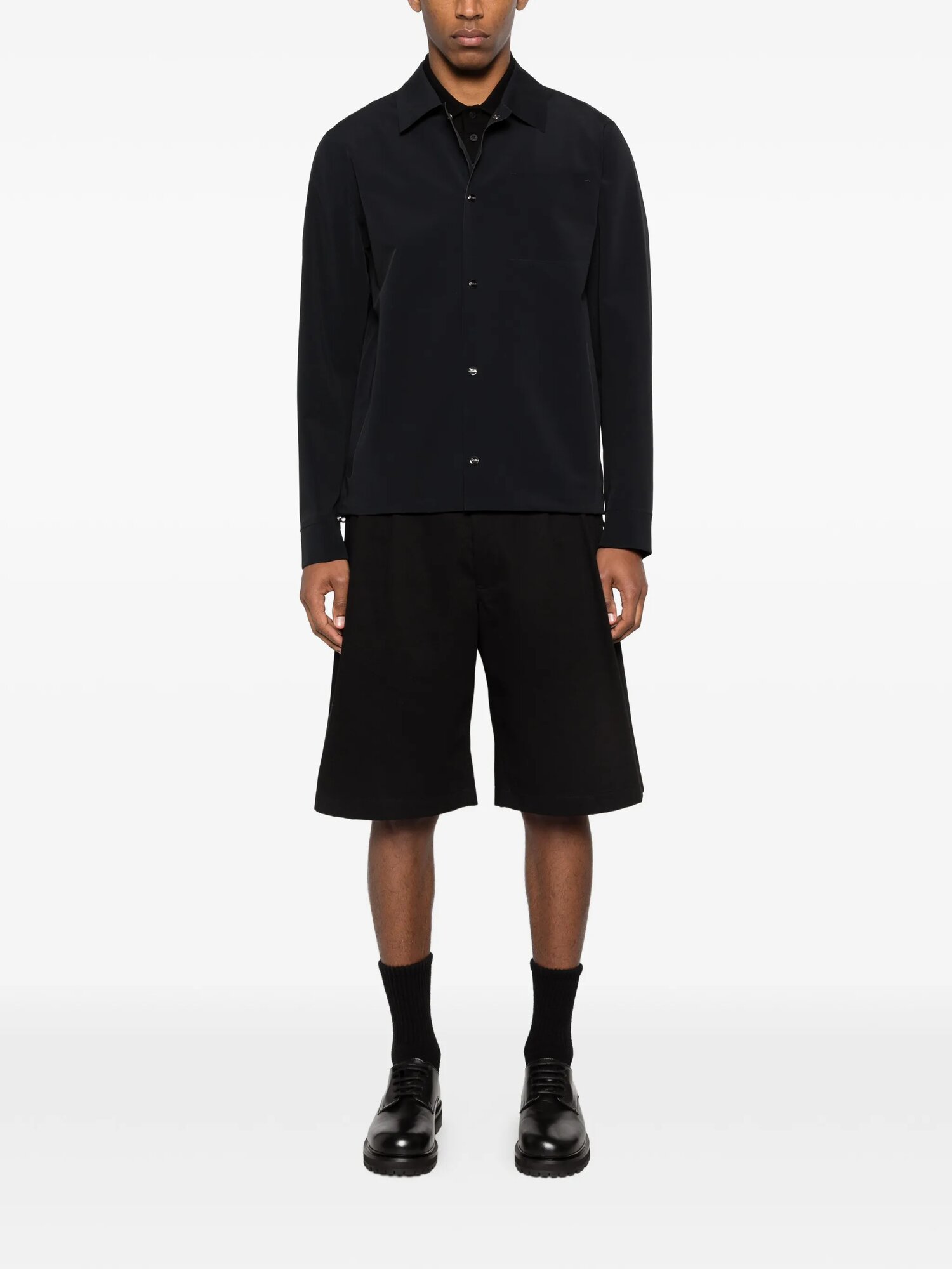Рубашка Herno Pocket button overshirt, размер 46, blue — фото 1