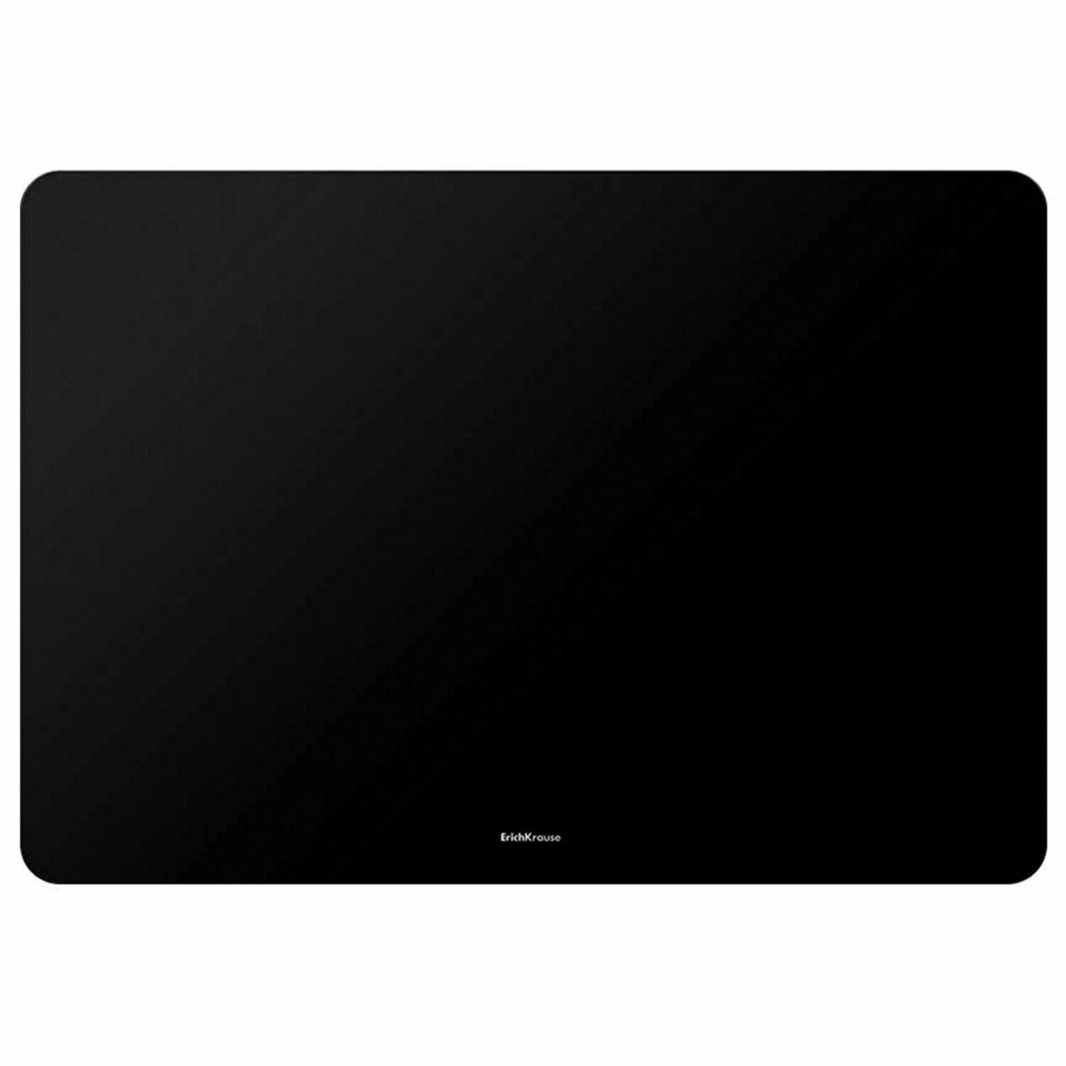 Настольный коврик-подкладка Erich Krause "Matt Total Black", A2 590х420 мм, черный