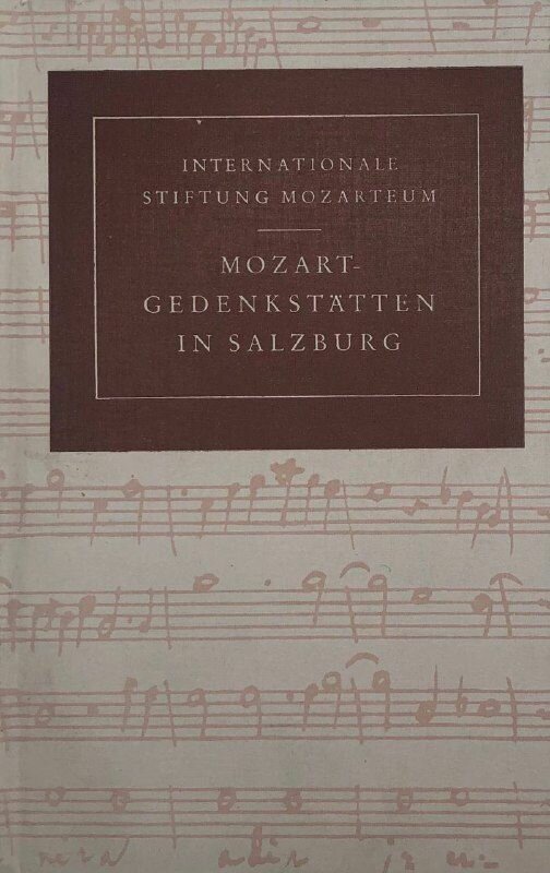Mozart-Gedenkstatten in Salzburg 1970 г.