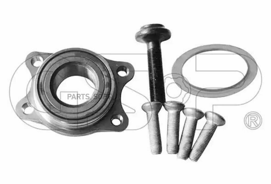GSP 9245007K Ступица колеса в комплекте с подшипником AUDI A6 (4F2 C6) ()