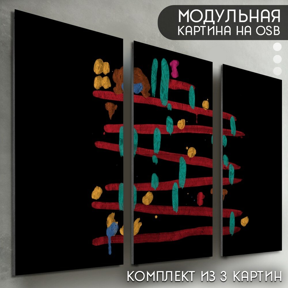 Модульная картина на рельефной доске ОСП "Игры DONKEY KONG (марио, Sega, Сега, 16 bit, 16 бит, ретро приставка) - 6072"