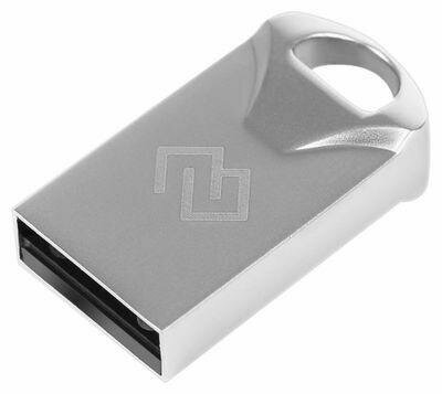Флеш Диск DIGMA 64Gb DRIVE2 DGFUM064A20SR USB2.0, серебристый