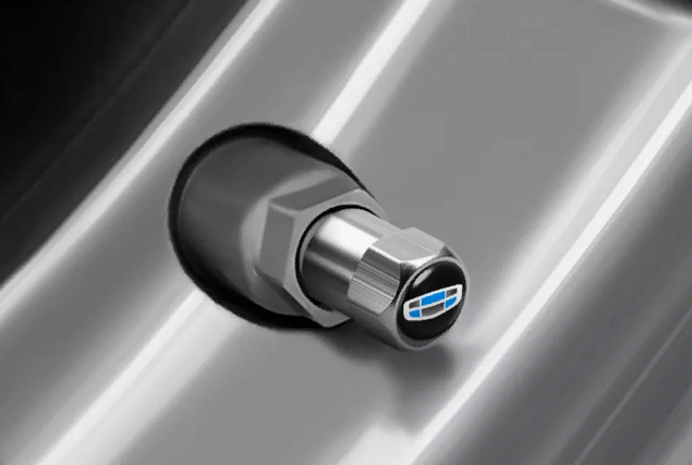 Колпачки шестигранные на ниппель Geely / Джили. Комлект - 4 шт.