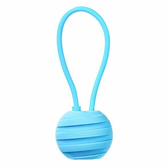 Портативный кабель кулон Micro USB, Hoco U3 Micro Thread Pendant Charging Data Wire, голубой