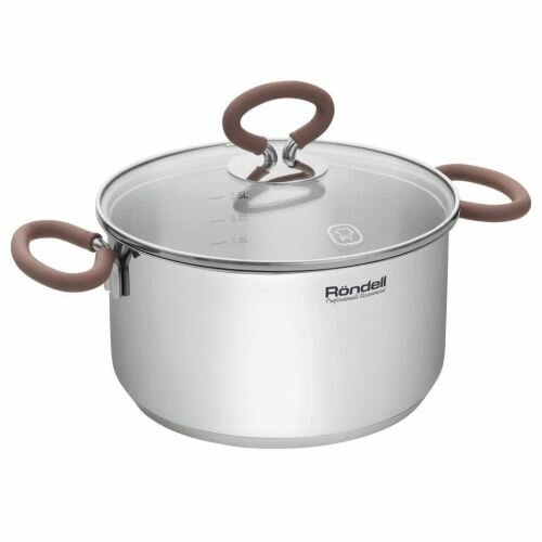 Кастрюля Rondell с крышкой Etery 24 см, 5,1 л (RDS-1600)