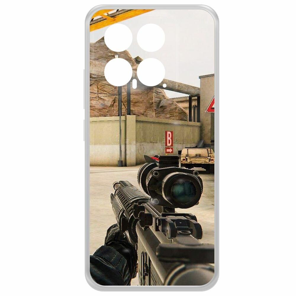 Чехол-накладка Krutoff Clear Case Cтандофф 2 (Standoff 2) - Оптика для Xiaomi 14