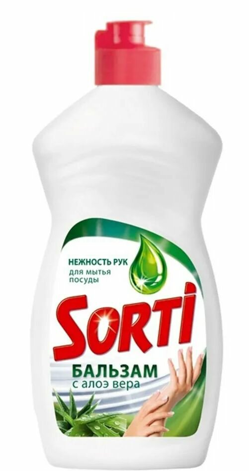 Sorti Средство для мытья посуды, Бальзам с Алоэ вера, 400 гр
