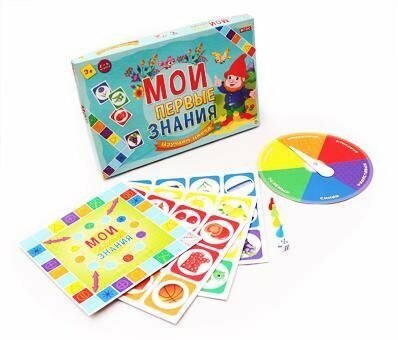 НастИгра Мои первые знания. Изучаем цвета (игровые элементы, карточки, правила) (в коробке) (от 3 ле