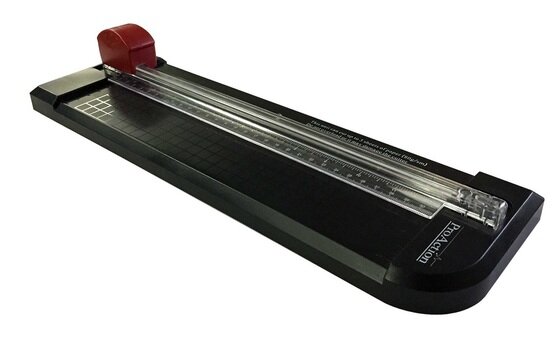 Резак дисковый Office Kit Roll Cutter A4/4лист./300мм/ручн. прижим