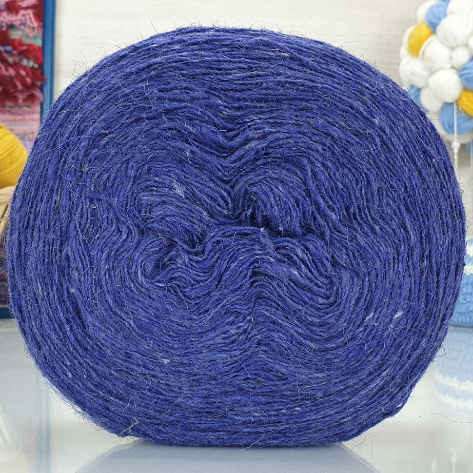 Пряжа Рассказовская меринос 47 фиолетовый (2 мотка)