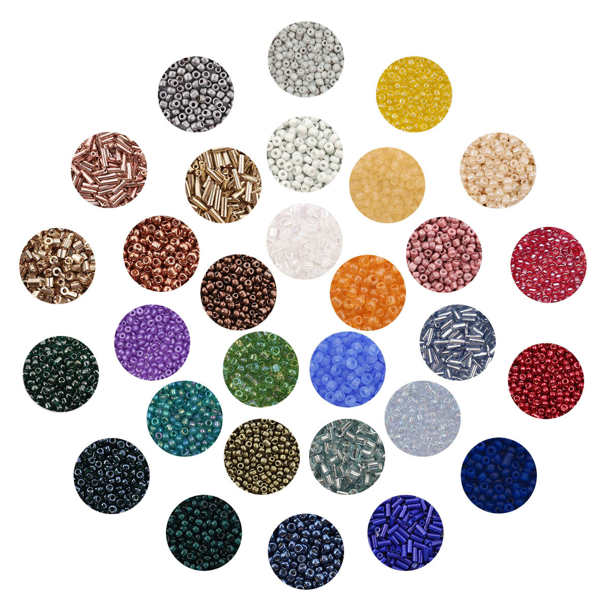 Бисер набор большой №1, для плетения и вышивания, 30 упак (10 г*25 упак, 20 г*5 упак), Astra&Craft