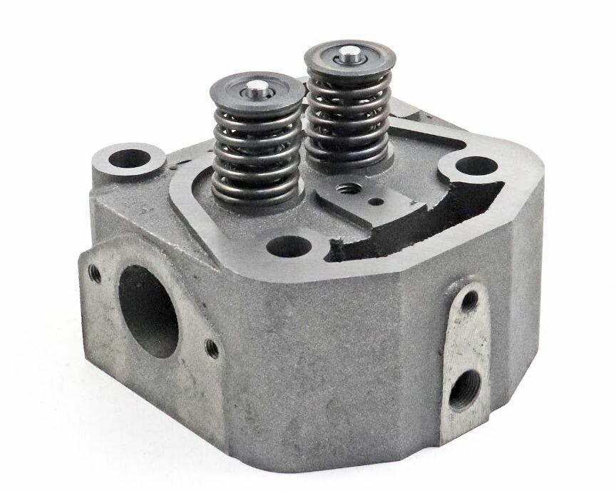 Головка блока цилиндра в сборе с клапанами R190 (форкамерная)