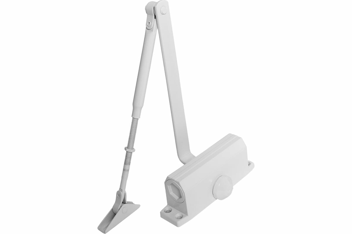 AJAX Доводчик дверной DCTR15-60 Hold Open WH белый корпус для межкомнатных входных дверей