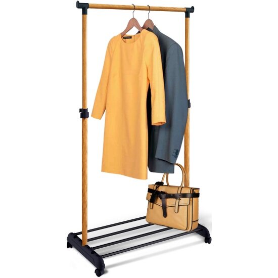 Вешалка Sheffilton CH-4345 черный/светлый орех