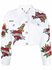 Куртка PHILIPP PLEIN Cropped Love denim jacket, размер 42, white