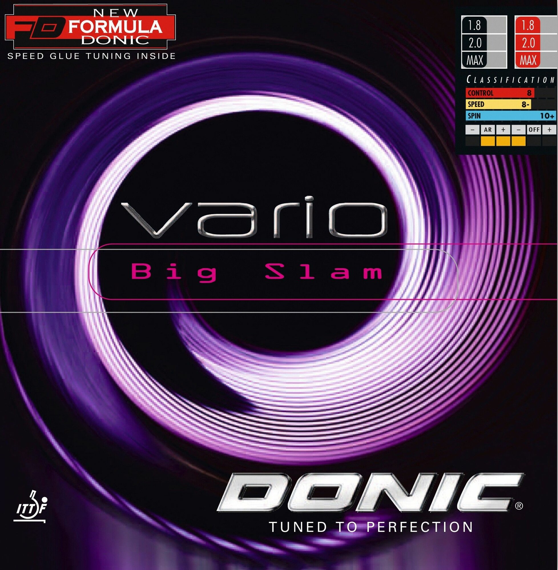 Накладка для ракетки Donic Vario Big Slam 1.8 black