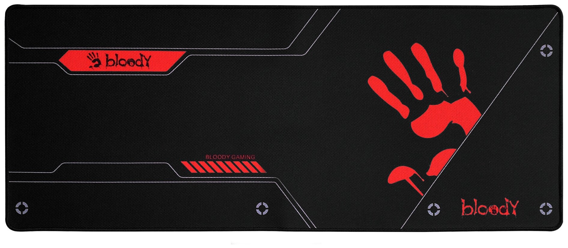 Коврик для мыши A4TECH Bloody BP-50L (L) черный/рисунок, ткань, 750х300х3мм