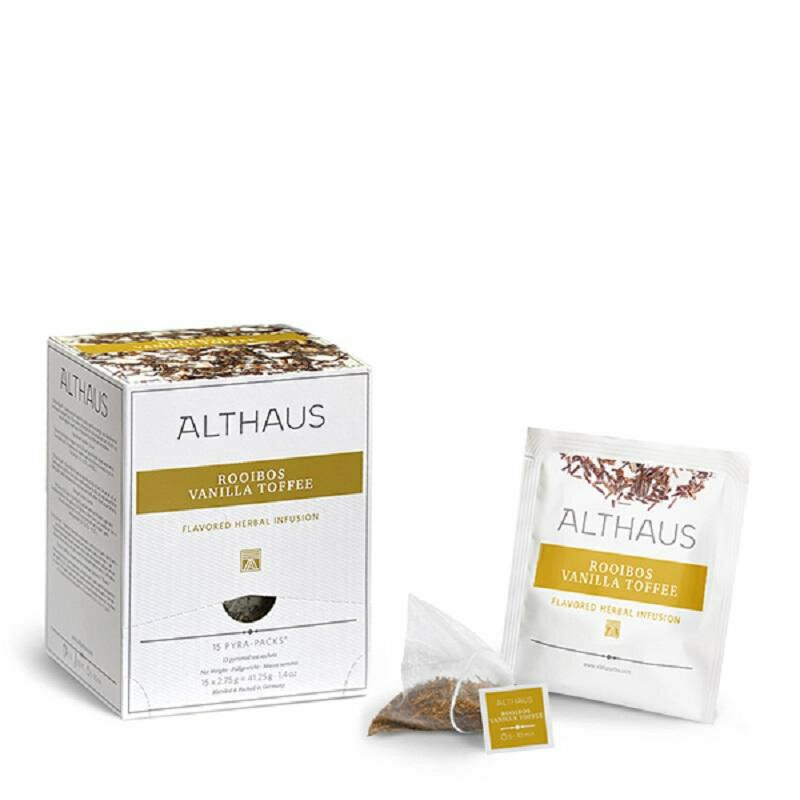 Чай Althaus Rooibos Vanilla Toffee Pira Pack, 15пак TALTHL-P00008, 1670171