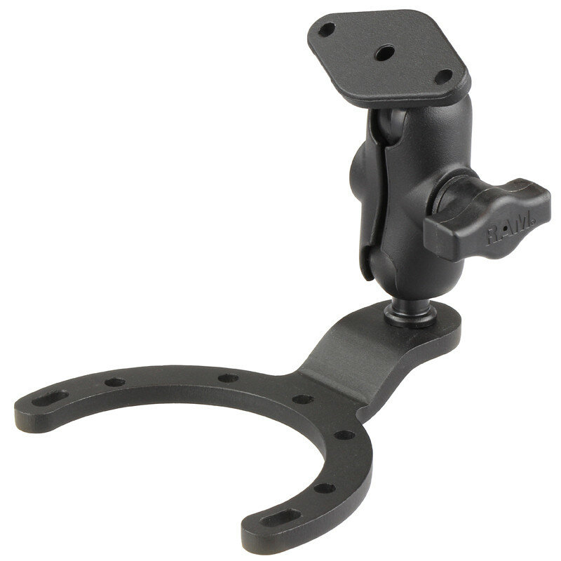 RAM-B-411-A-238U мото крепление RAM на бензобак BMW, Kawasaki, муфта 60 мм ромб
