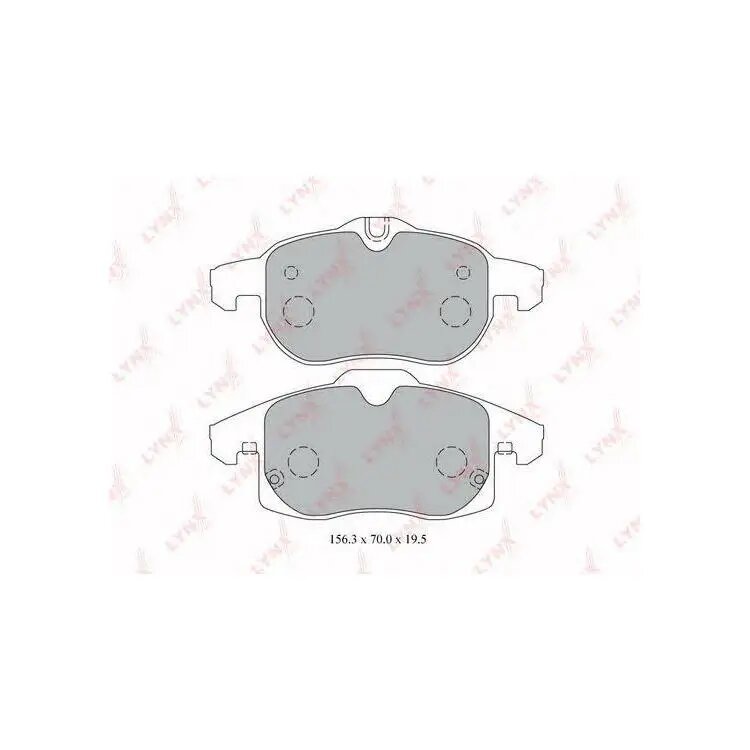 Колодки тормозные дисковые перед LYNX - BD5923