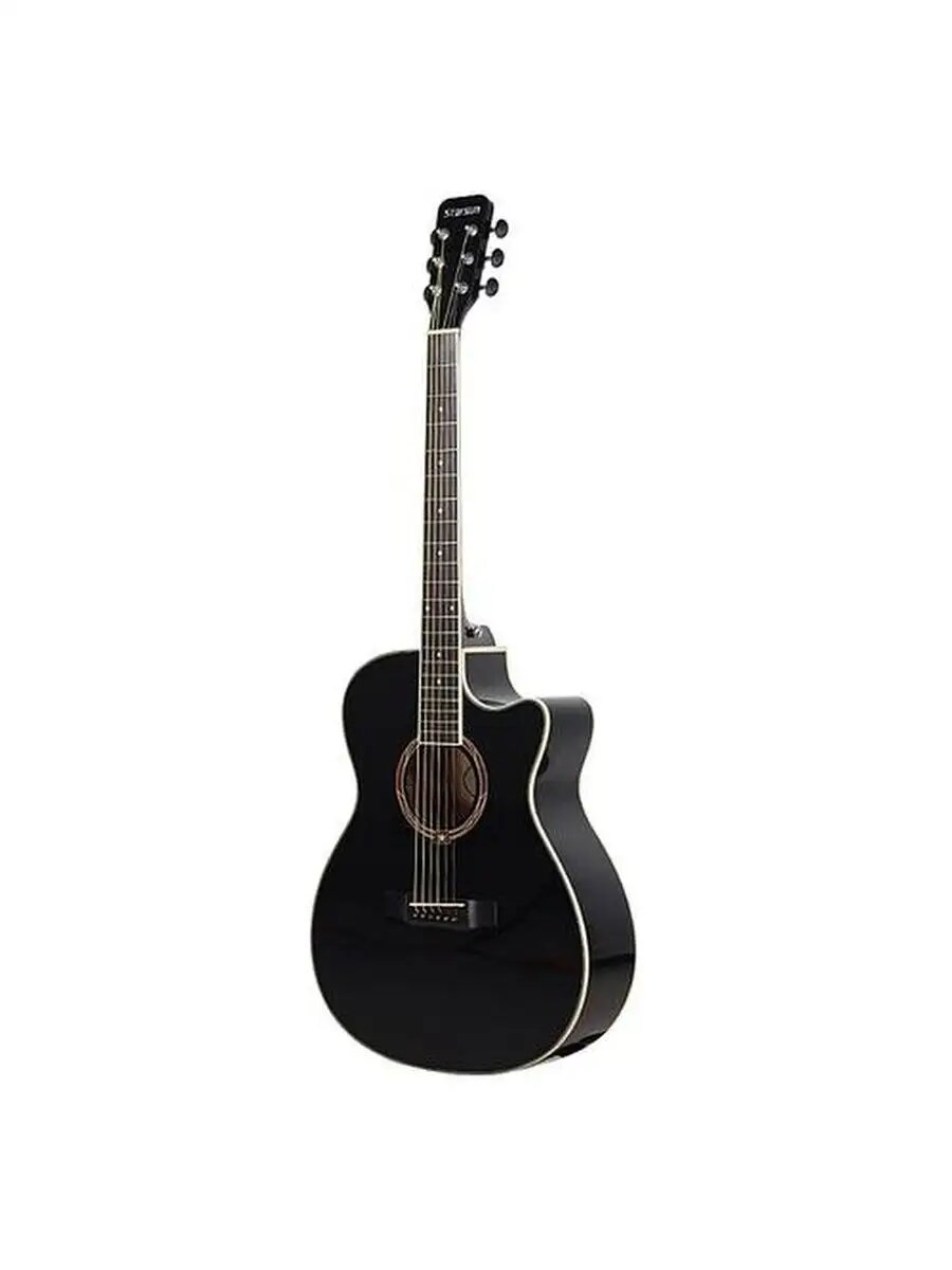 Акустическая гитара STARSUN TG220c-p Black цвет черный