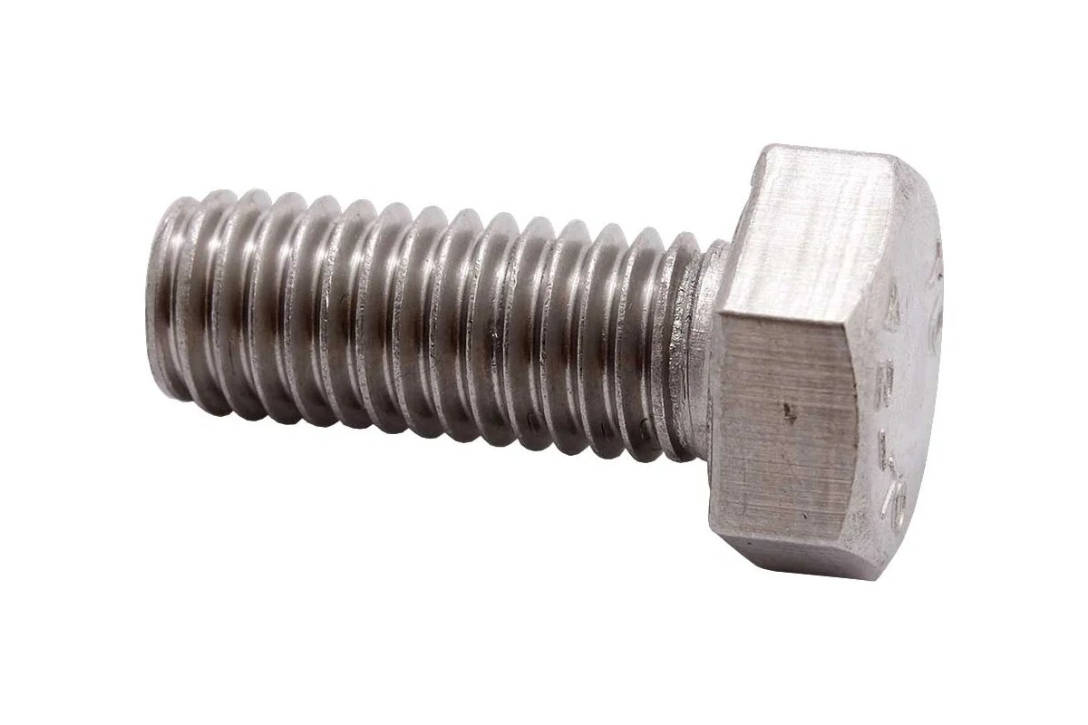 Болт Доброга М8x20 из нержавеющей стали DIN 933 A2 резьба метрическая 100 шт