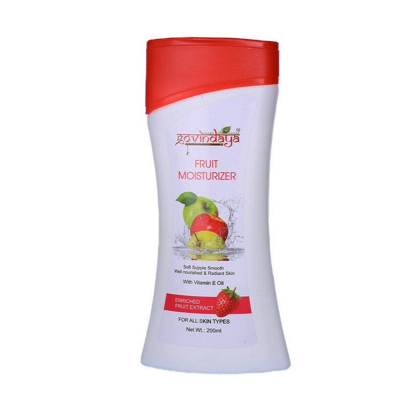 Фруктовый увлажняющий лосьон Говиндая (Fruit body lotion Govindaya), 200 мм