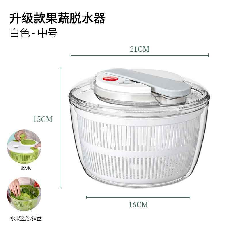 Салатница с прессом, сушилка для воды, раковина для мытья, корзина для обезвоживания овощей, домашний кофейный стол, фруктовая тарелка, волшебный инструмент