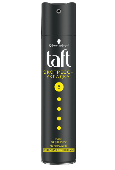 Набор из 3 штук Taft power лак экспресс укладка мегафиксация 225 мл