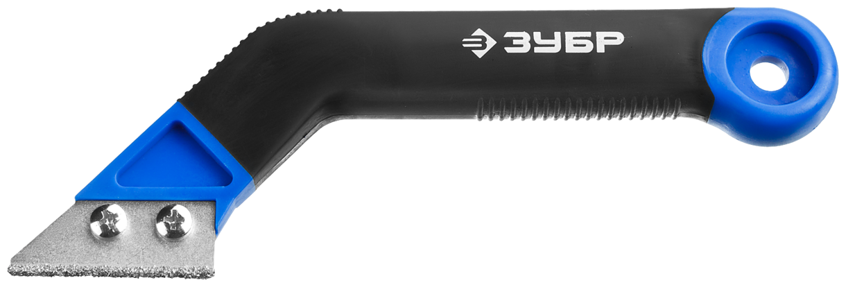 Скребок ЗУБР "эксперт" по кафелю с карбидным напылением, 2 лезвия 33417
