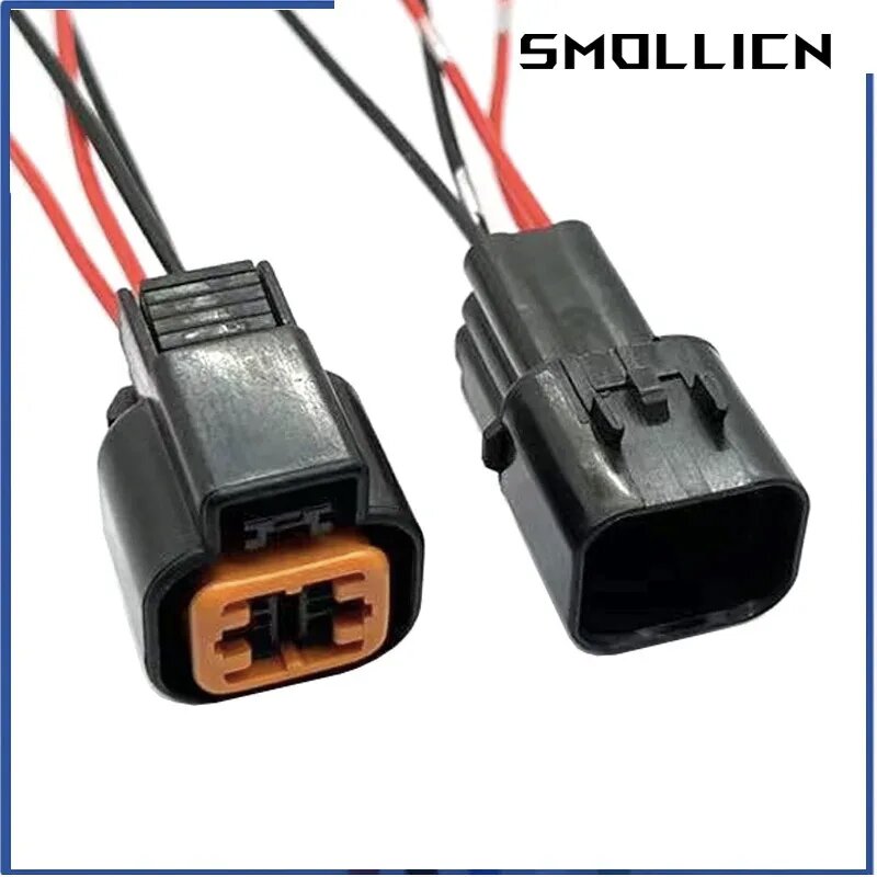 Комплект из 4-контактных разъемов для автомобильных фар и датчиков кислорода KUM 4p male female