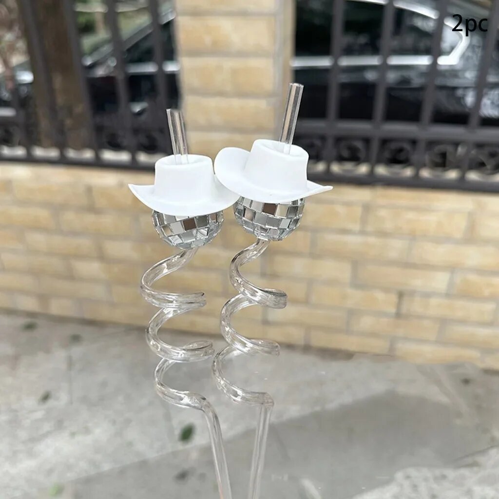 2 шт. Ковбойские шляпы White