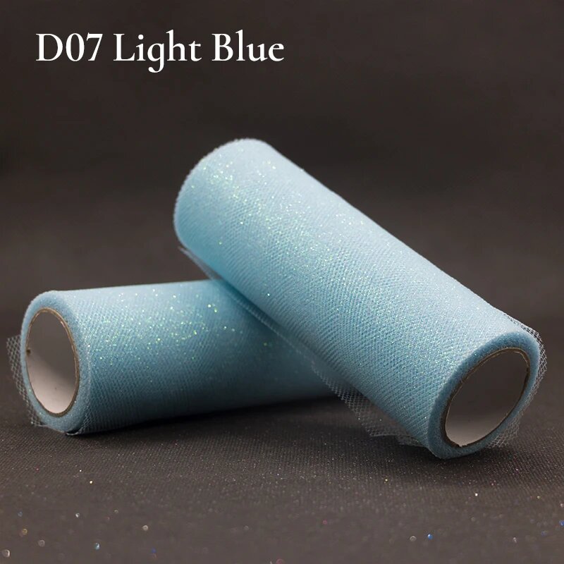 Блестящая сетчатая тюль, 15 см, 10 ярдов D07