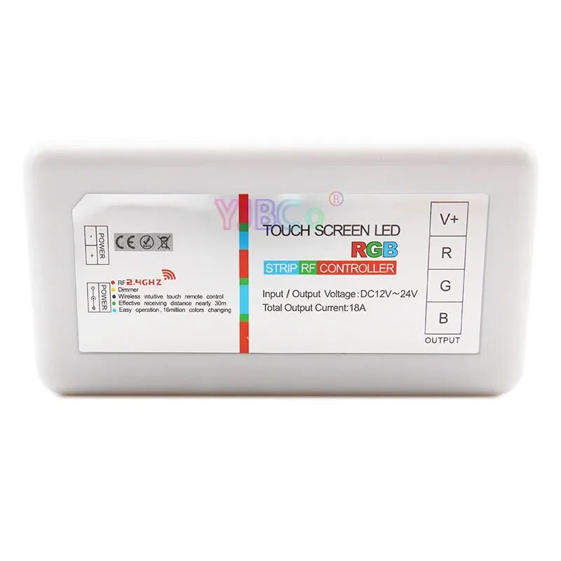 RGB контроллер LED Touch Screen 2.4G — фото 1