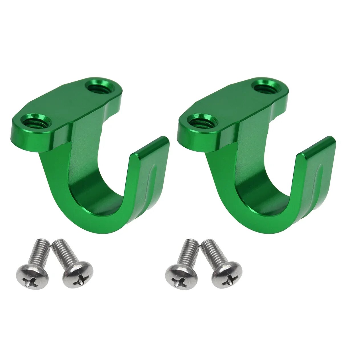 Зажимы для тормозных магистралей Tubing buckle 2 pcs, зеленые