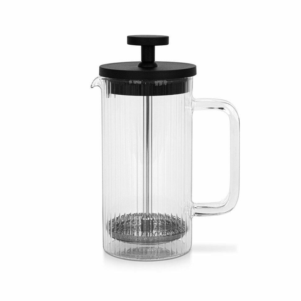 9155 FISSMAN Френч-пресс - заварочный чайник с поршнем 350 мл (стеклянная колба)