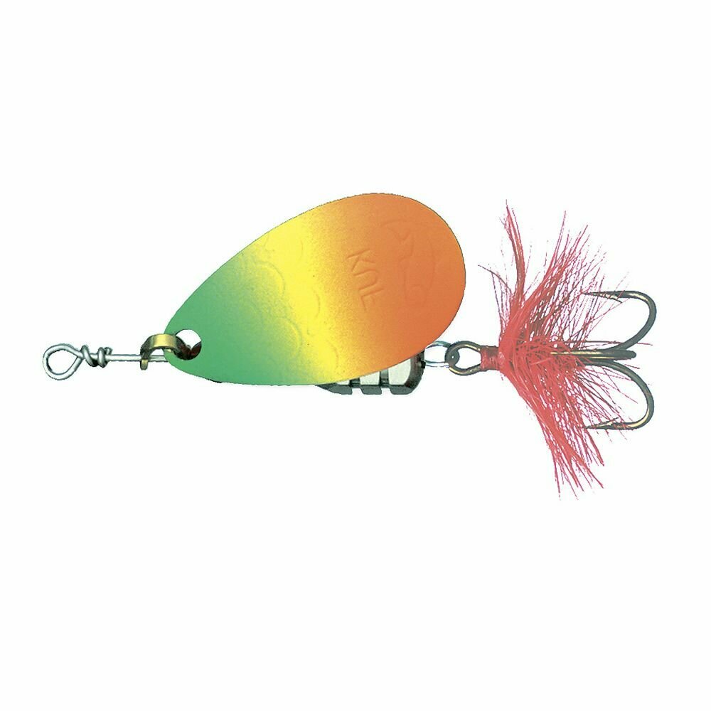Блесна Kuusamo Kuf-Lippa 5 гр с оперением FR/FYe/GR