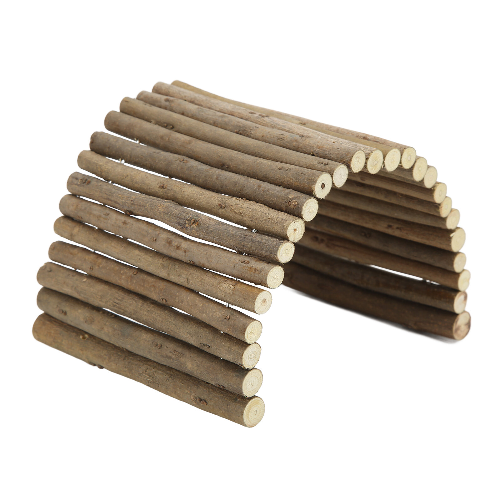 Деревянный мост для хомяка, Бенди-мост для мелких животных, для морских свинок, хорьков, ежей, шиншилл, маленьких кроликов, 15x30 см/5,9x11,8 дюйма