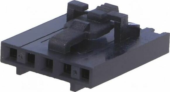 Вилка NINIGI NCDG-05 провод-плата "мама" 2,54мм PIN 5 без контактов 250В, 1шт