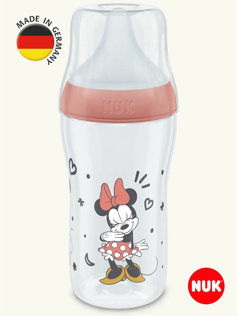 Бутылочка для кормления новорожденного 260 мл NUK PERFECT MATCH с силиконовой соской с отверстием M с 3-х месяцев