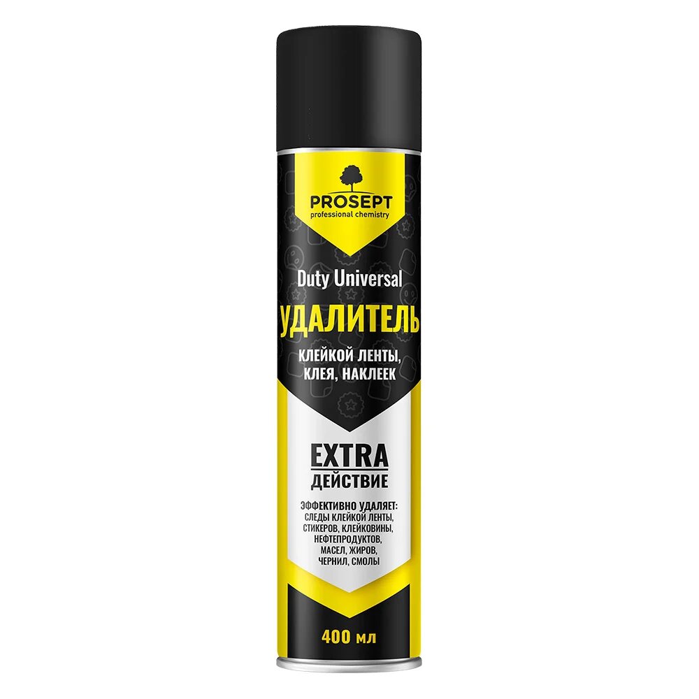 PROSEPT Duty Universal 400 мл антискотч для удаления следов скотча, клея, наклеек, аэрозоль 123-04