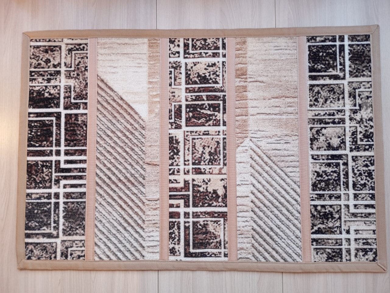 Универсальный придверный коврик в стиле Patchwork ручной работы