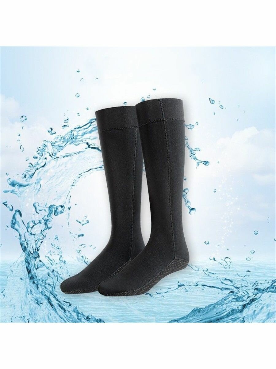 С неопреновыми носками для дайвинга длиной 3 мм, подходящими для плавания, подводного плавания с маской и трубкой и серфинга