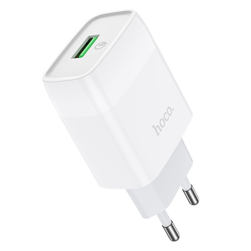 Сетевая зарядка USB Hoco C72Q Glorious, 3A 18W QC3.0, белый