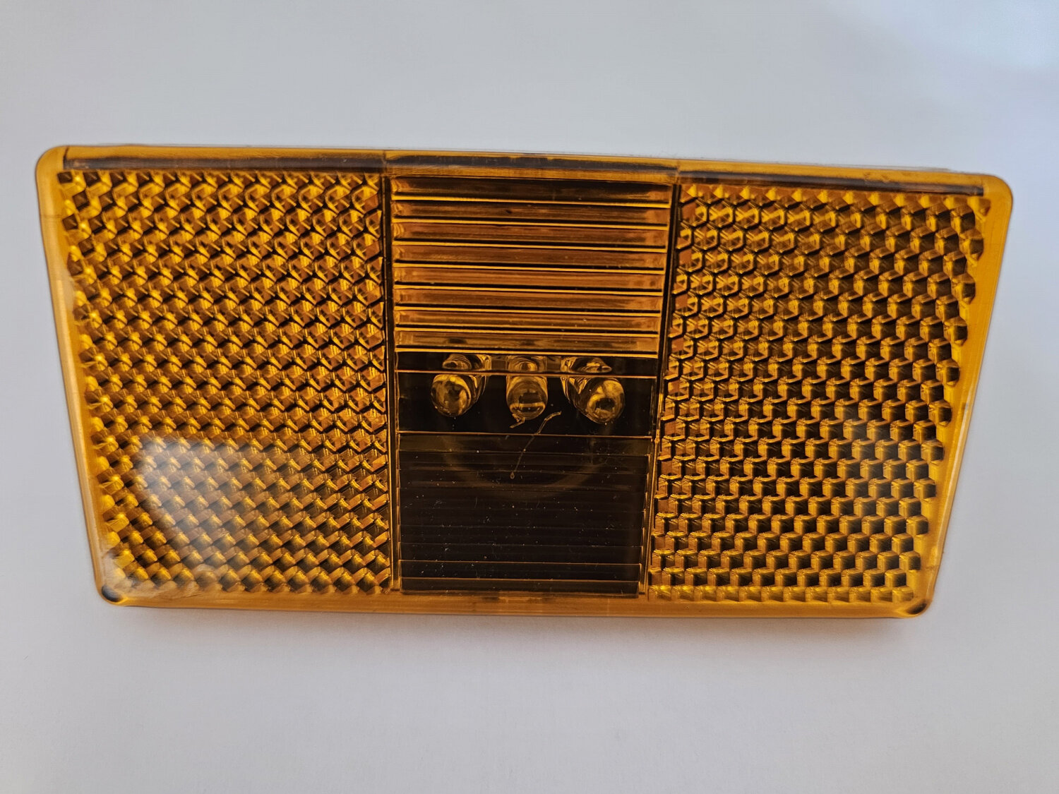 Фонарь маркерный универсальный н. о.12-24в жёлтый разъём овальный арт. 50-06