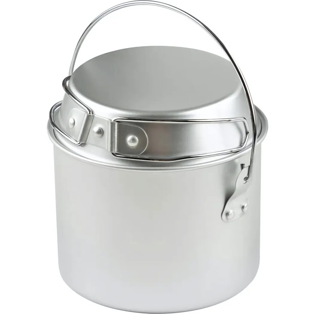 Котелок походный 1,2л Camp-S6, алюминий, анодированное покрытие, 13,8х9,8см