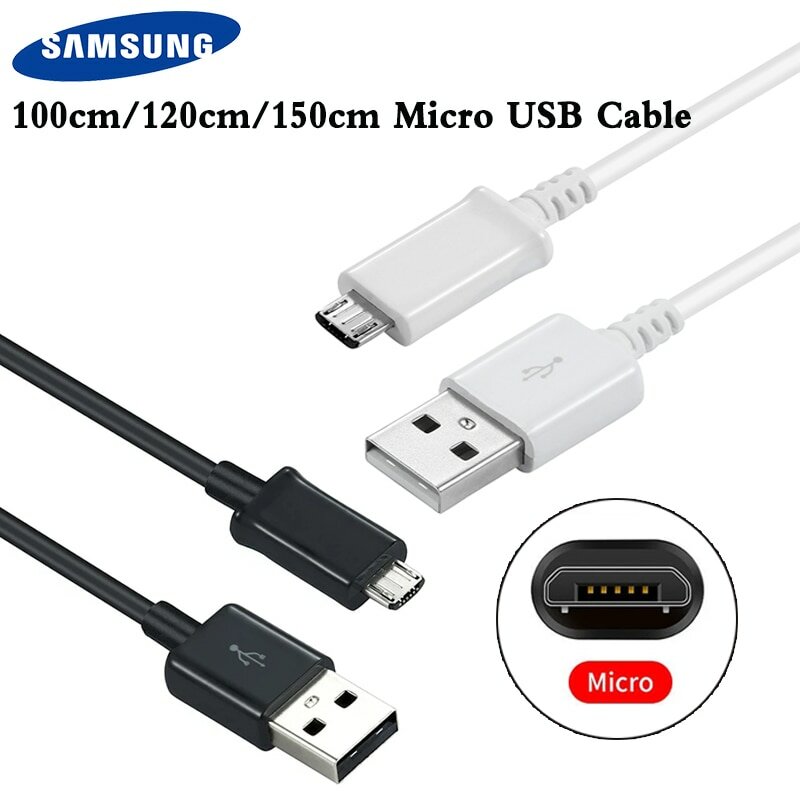 Оригинальный Samsung Micro USB кабель 2A быстрая зарядка линия передачи данных для Galaxy S6 S7 Edge Note4 J6 J7 A9 Xiao