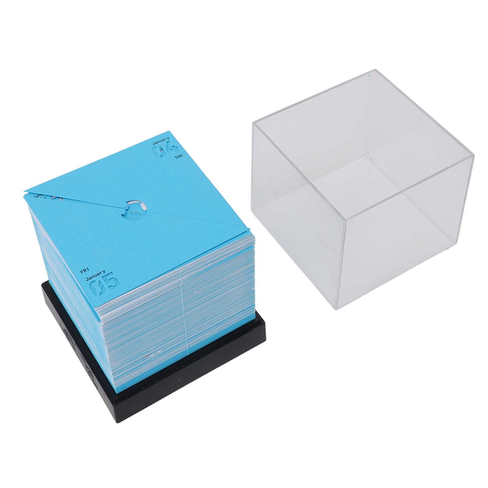 Календарь 3D Арт 2024 для настольного декора, уникальный бумажный резной календарь, 97мм x 97мм x 100мм, для дома и офиса